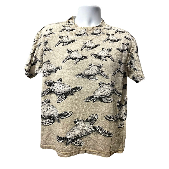 Guy Harvey | Shirts | Vintage All Over Print Aop Sea Turtle Shirt ...